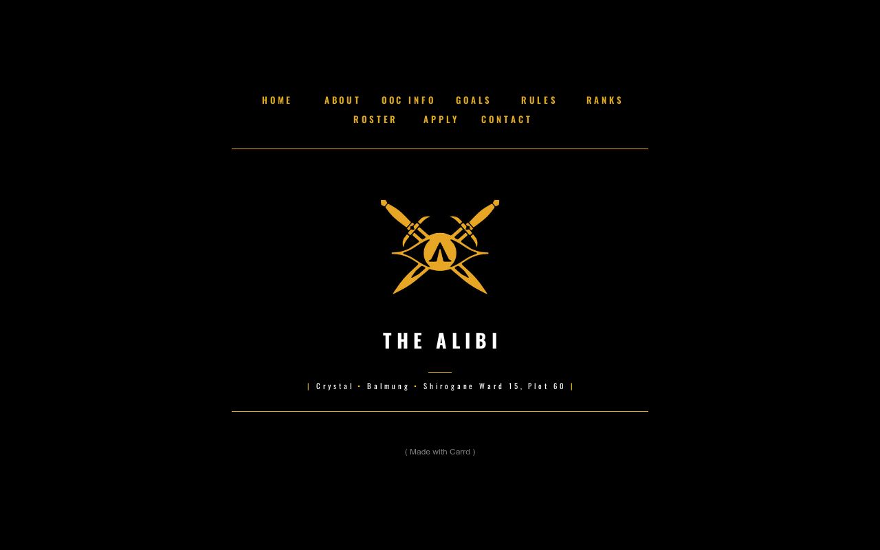 The Alibi